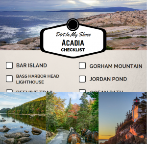 Free Acadia Checklist!