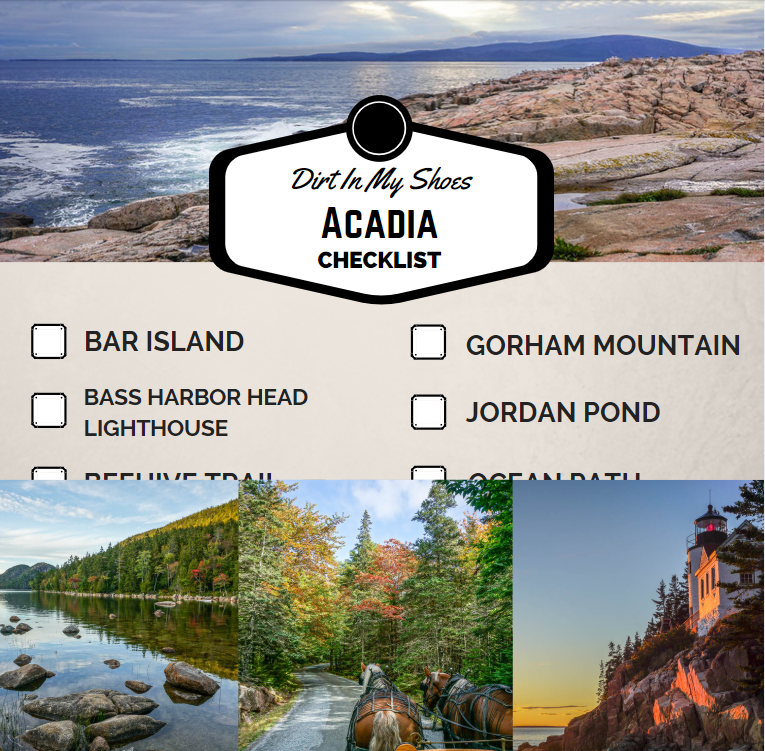Free Acadia Checklist!