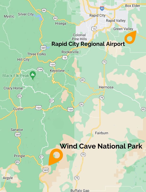 How To Get To Wind Cave National Park Best Airports And Roads