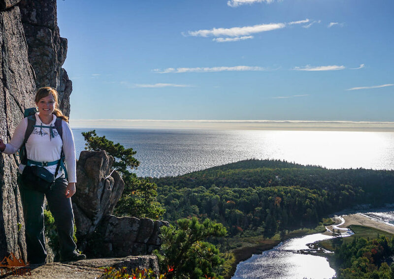 Hiking the Beehive Trail in Acadia National Park