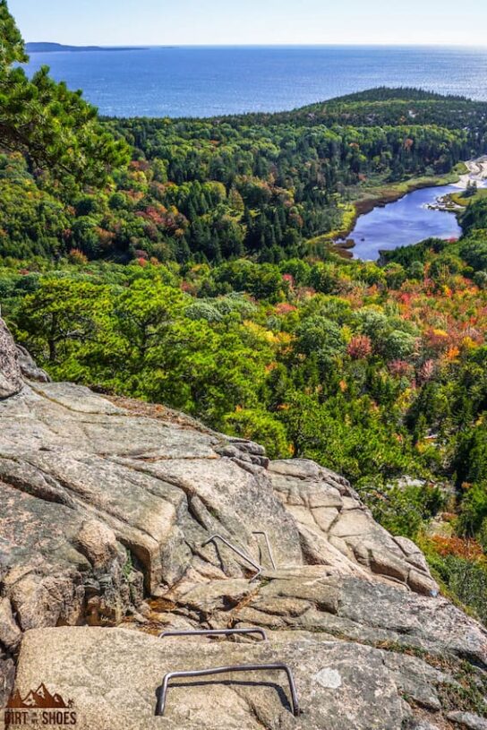 Hiking the Beehive Trail in Acadia National Park